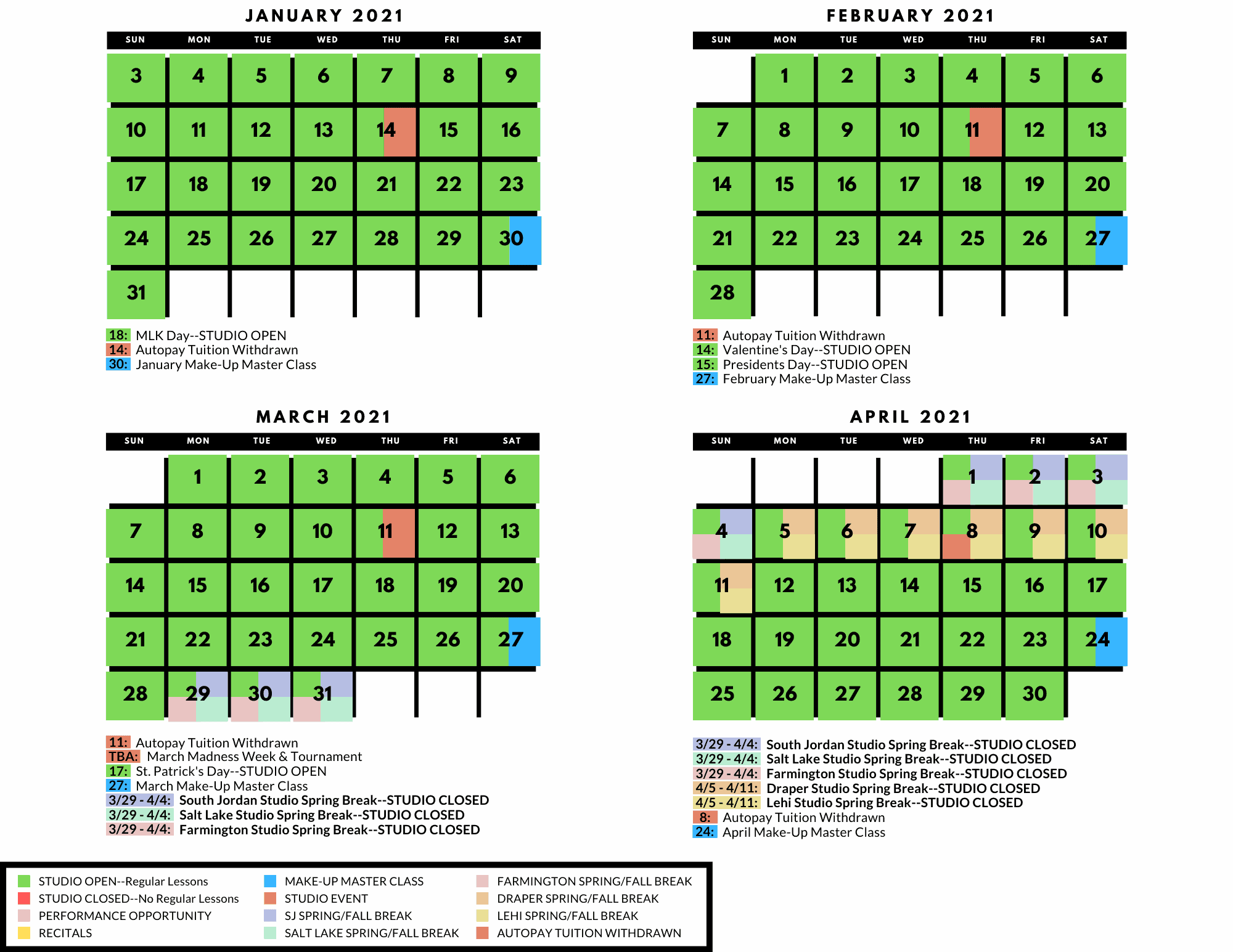 Calendar | The Piano Place